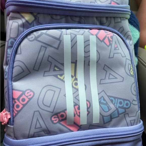 adidas | Accessories | Adidas Purple And Pink Bag Stylish Excel 2 Lunch ...
